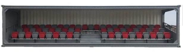 40HC 20HC Grandstand Container for Club Sports Center School Park