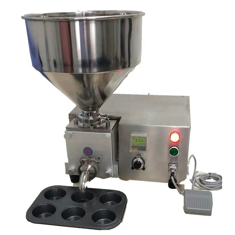 Cup Cream Injector Butter Puff Cake Filling Machine/egg Puff Filling ...