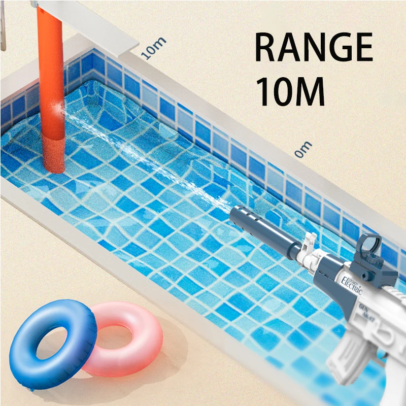 Electric Summer Continuous Shooting Water Gun M416 Ak47 Sniper Rifle ...