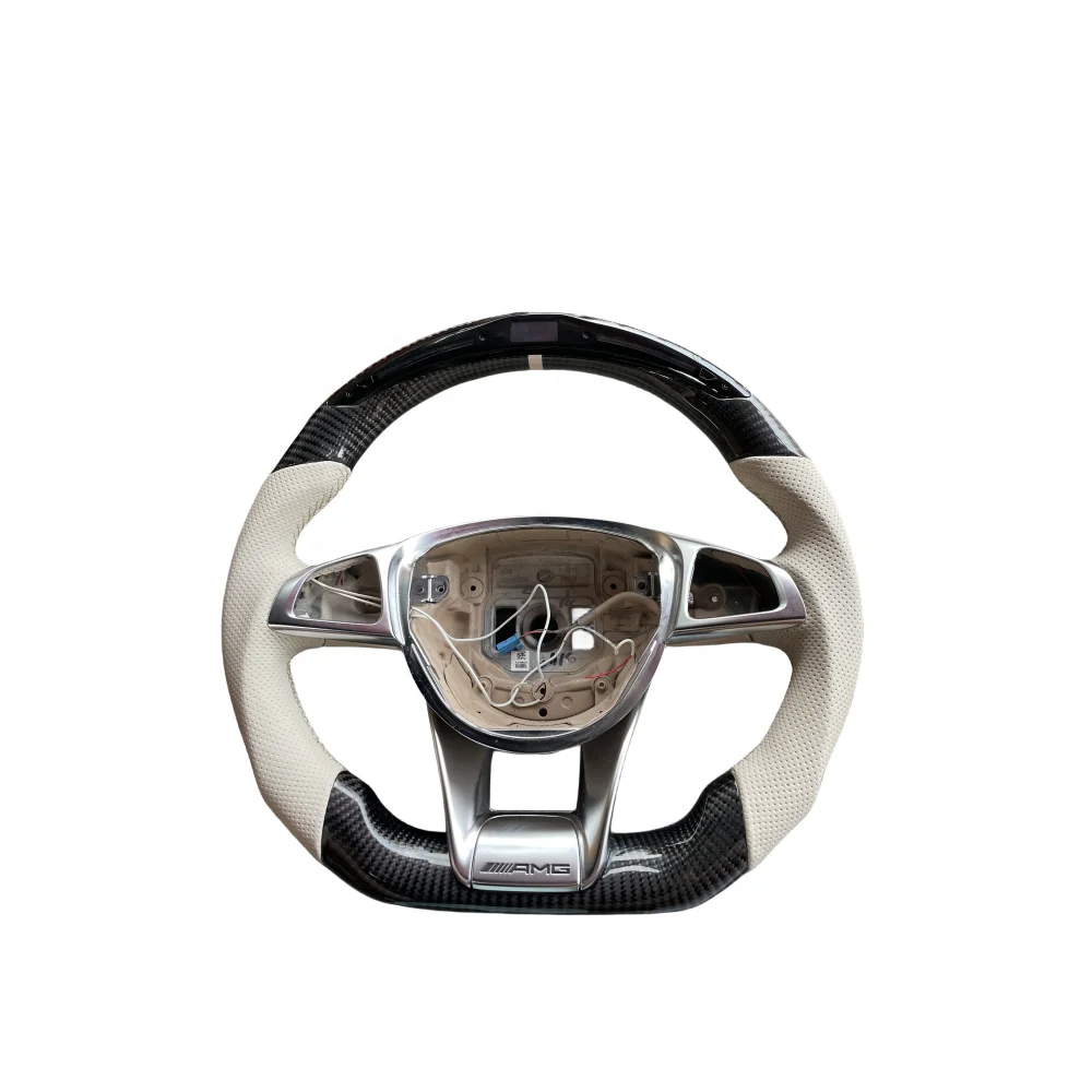 Carbon Fiber Led Steering Wheel For Mercedes-benz S63 C63 S65 Cls63 E63 ...