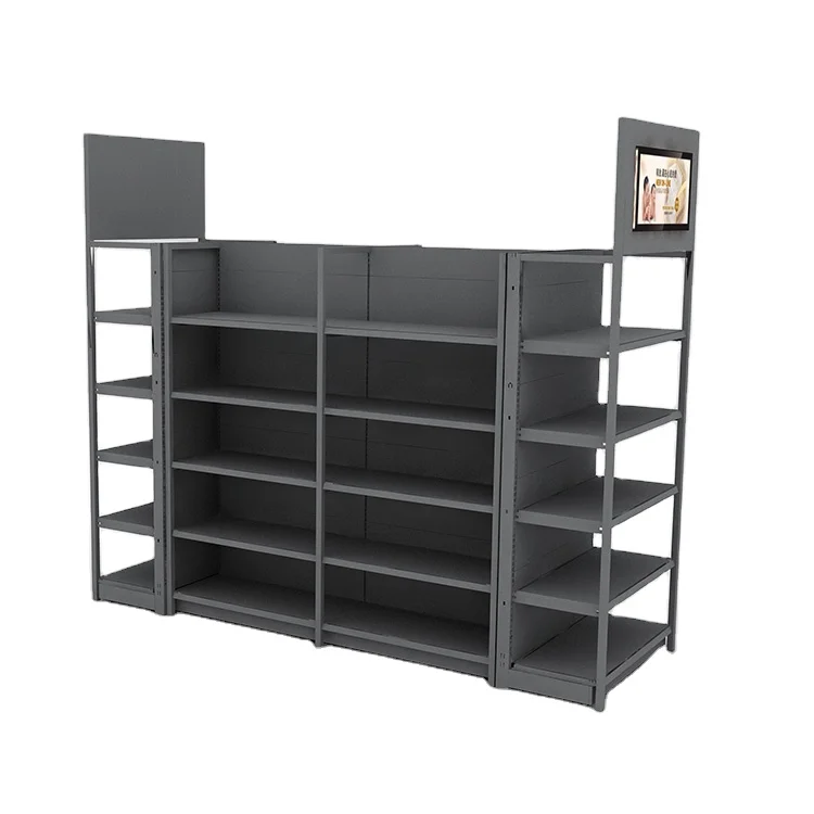 Shop High-Quality Supermarket Shelves with Front Pillars