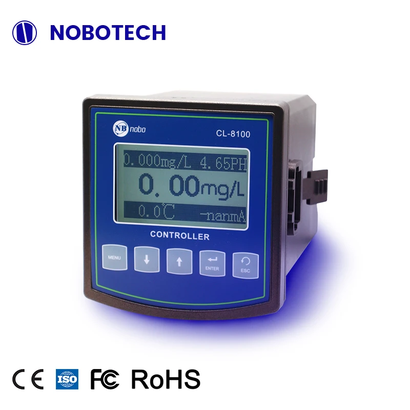 Monitor Free Chlorine In Sewage Cl-8100 Residual Chlorine Meter ...