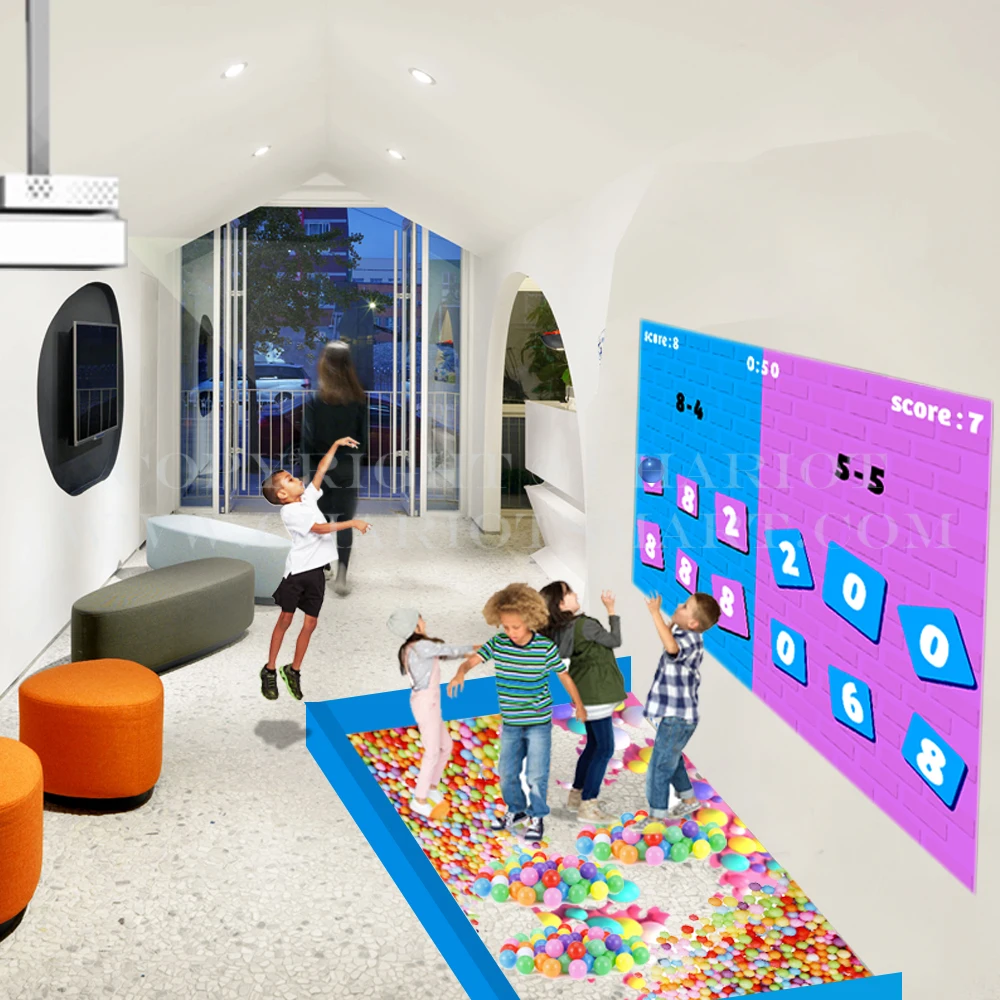 Chariottech Interactive Wall Games - Fun Multi Ball System