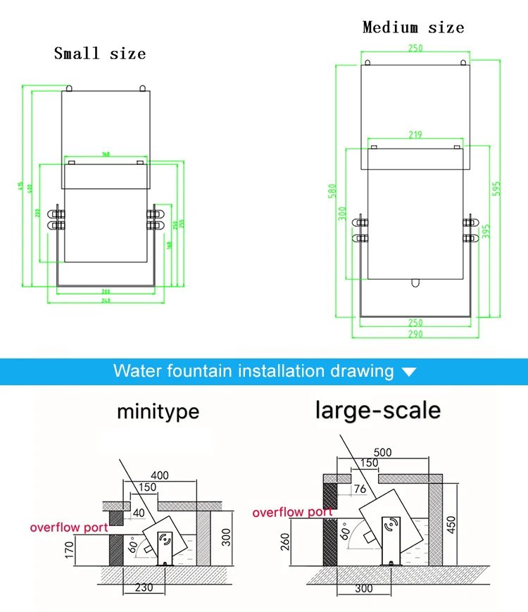 Laminar Flow Water Fountain - Dancing Jumping Jets Nozzles