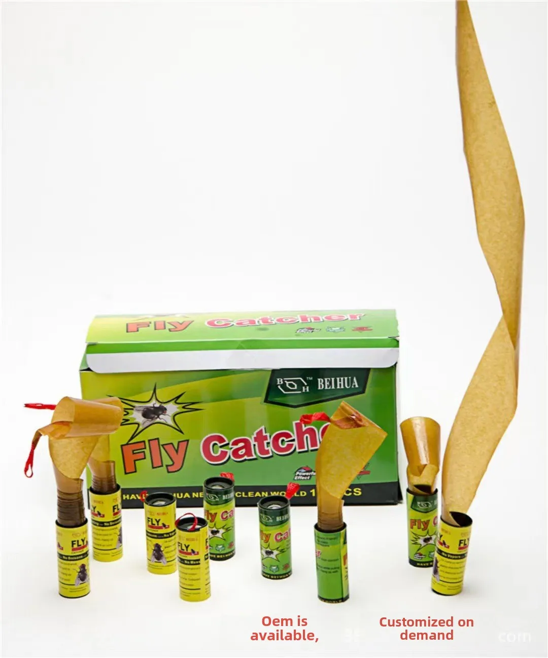 Factory Direct Sale Adhesive Fly Trap Sticker Sticky Fly Ribbon Board ...