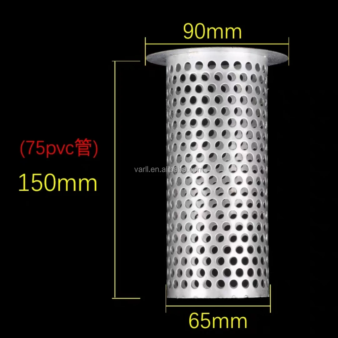 Perforated Stainless Steel Drain Basket Filter Cartridge For Housing ...