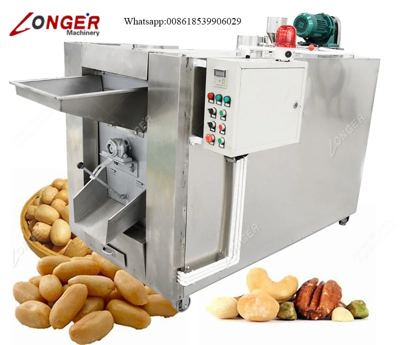 Industrial Commercial Coffee Nut Roasting Machines Peanut Roaster ...