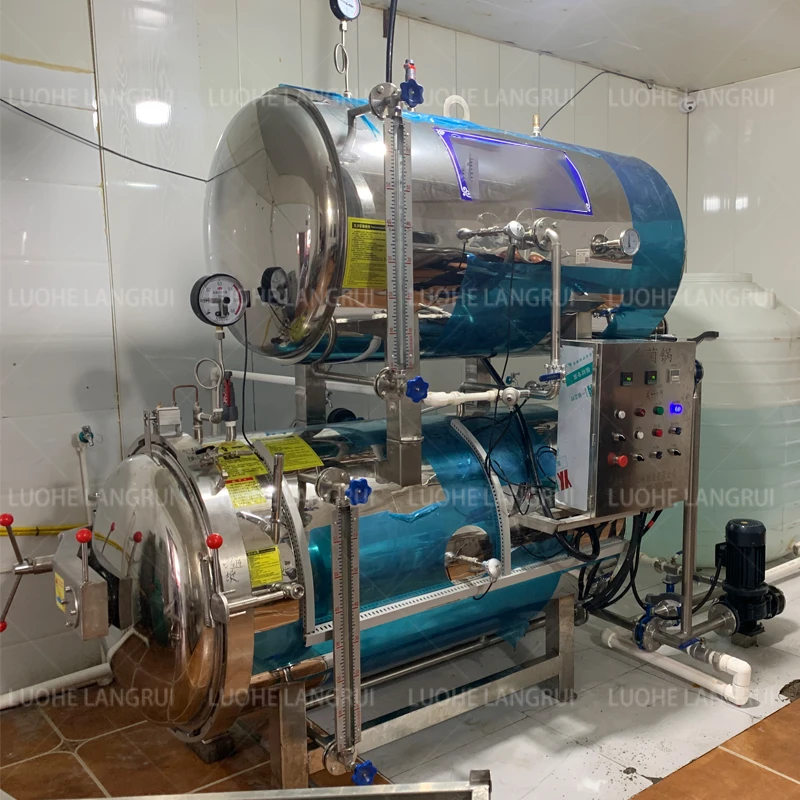 Full Automatic Canned Food Autoclave Sterilization Retort Machine ...