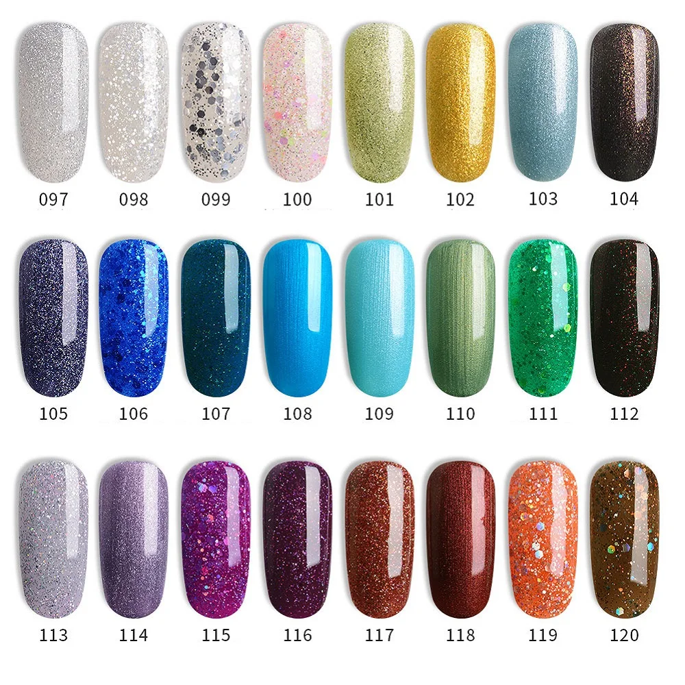 120 New Color Free Sample Rs Nail Uv /led Soak Off Color Gel Nail ...