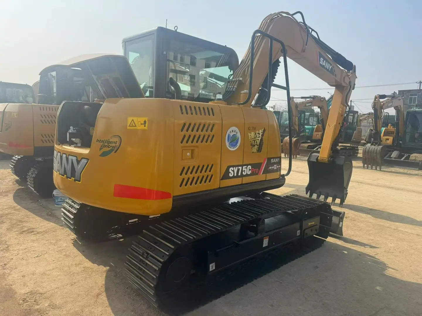 Secondhand Used Sany SY75 SY75C 7.5 Ton Hydraulic Crawler Excavator ...