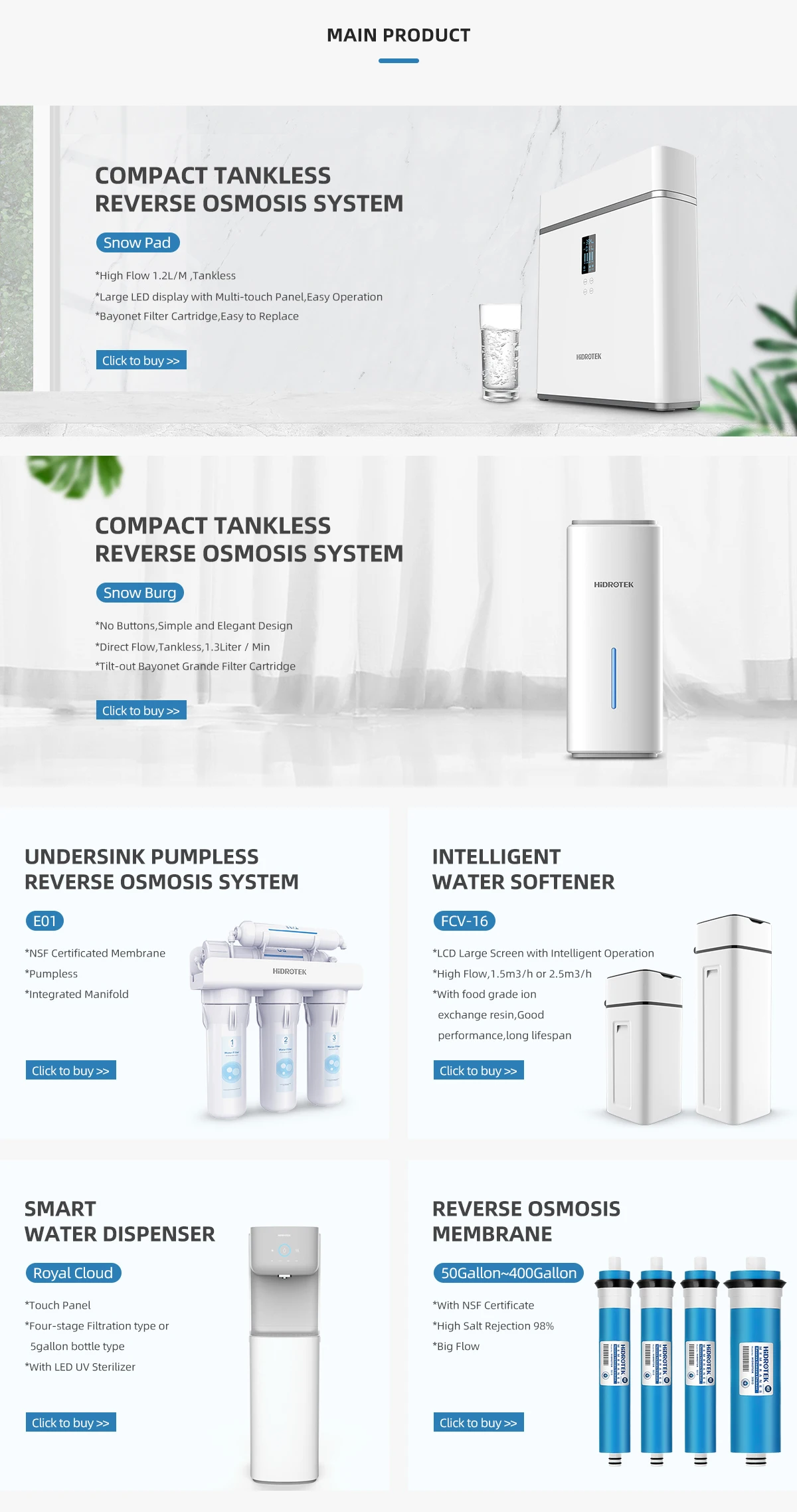 Ningbo Hidrotek Co., Ltd. - RO System, Water Filter