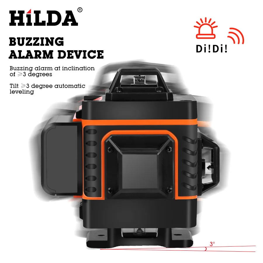 Automatic Self Leveling 360 Rotating Rotary 4d Hilda Laser Multi Cross ...