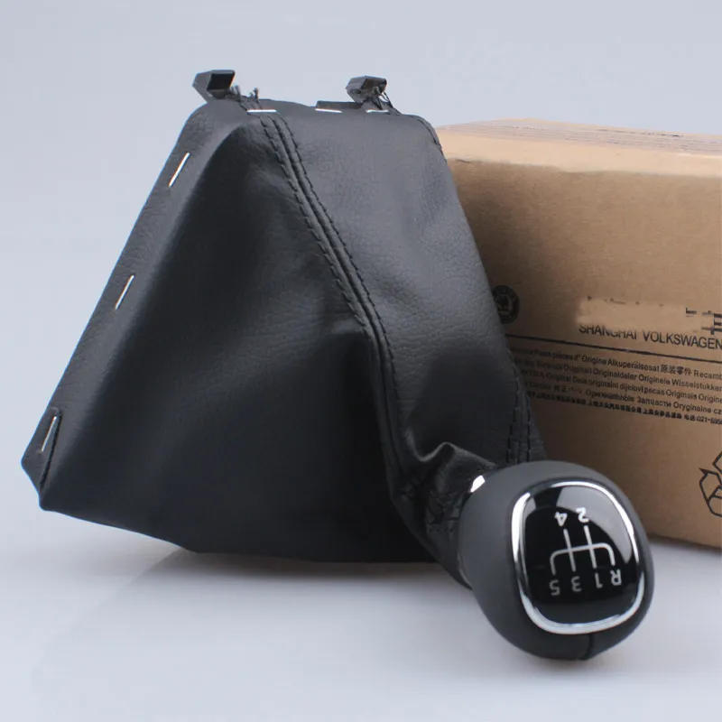 Fit for Superb Speed Gear Shift Leather Knob Boot 5 Speed