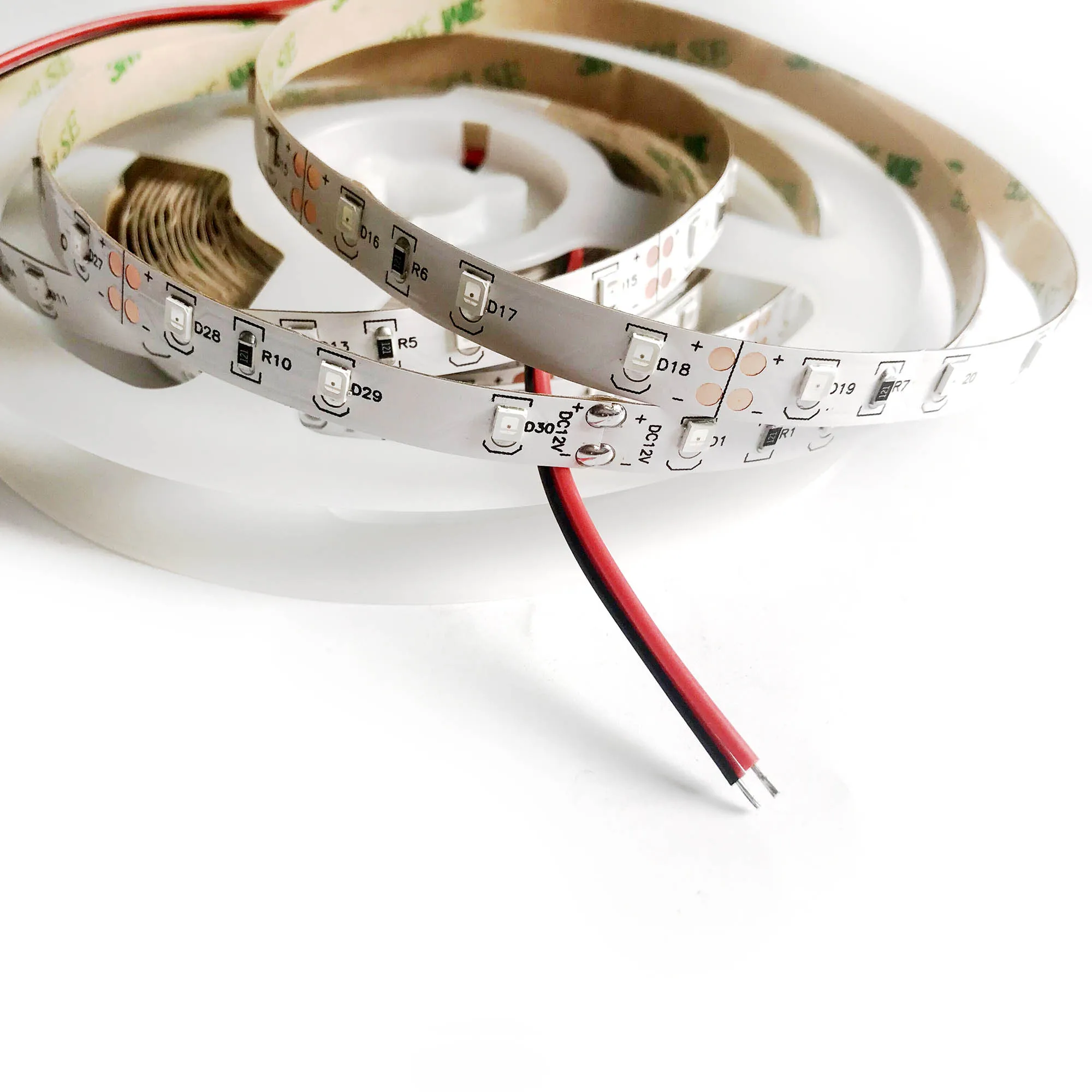 Atqueen Red LED Strip Light - 650nm-660nm 12v 2835 60leds/m