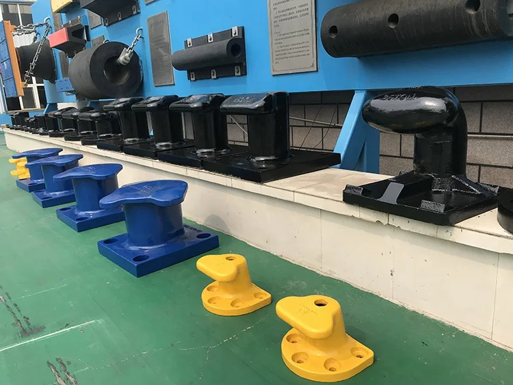 Marine Cast Iron Mooring Bollard - 200t Tee Head Bollard