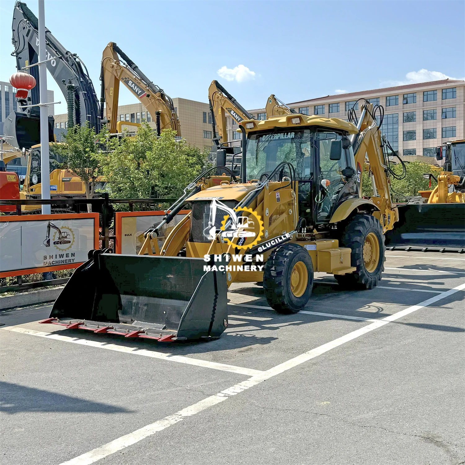 Used Caterpillar CAT420F Backhoe Loaders Mini Skid Steer Track Loader ...