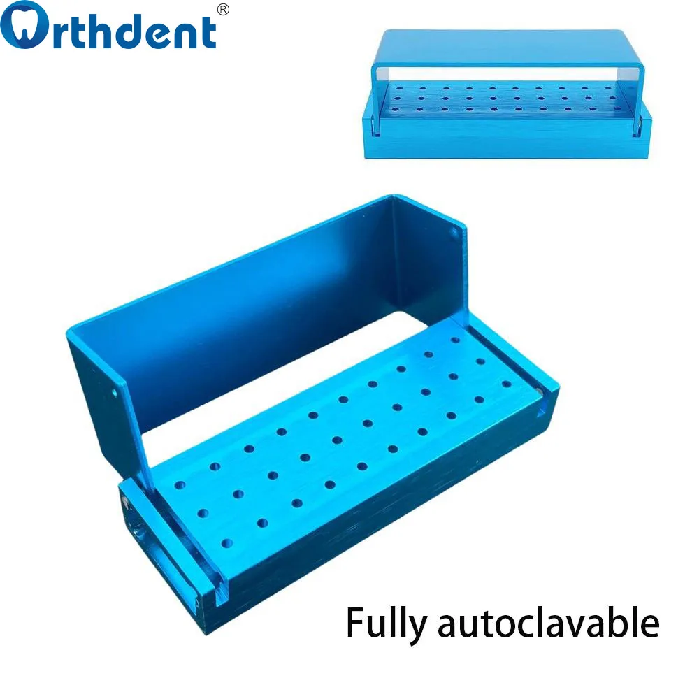 30 Holes Dental Bur Holder Autoclavable Disinfection Sterilizer ...