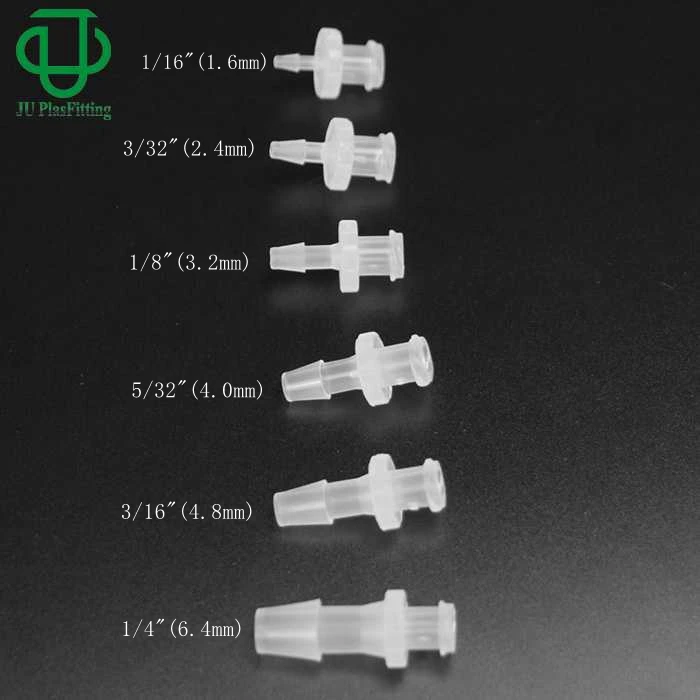 Ju Luer Apretado Mujer Luer Terminal A 1/4in Barb 6,4mm Tubo Luer Lock ...
