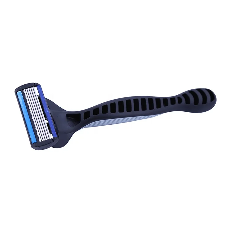 Pearlmax Hot High Quality Rubber Handle Razor Removable 6 Blade Razor ...