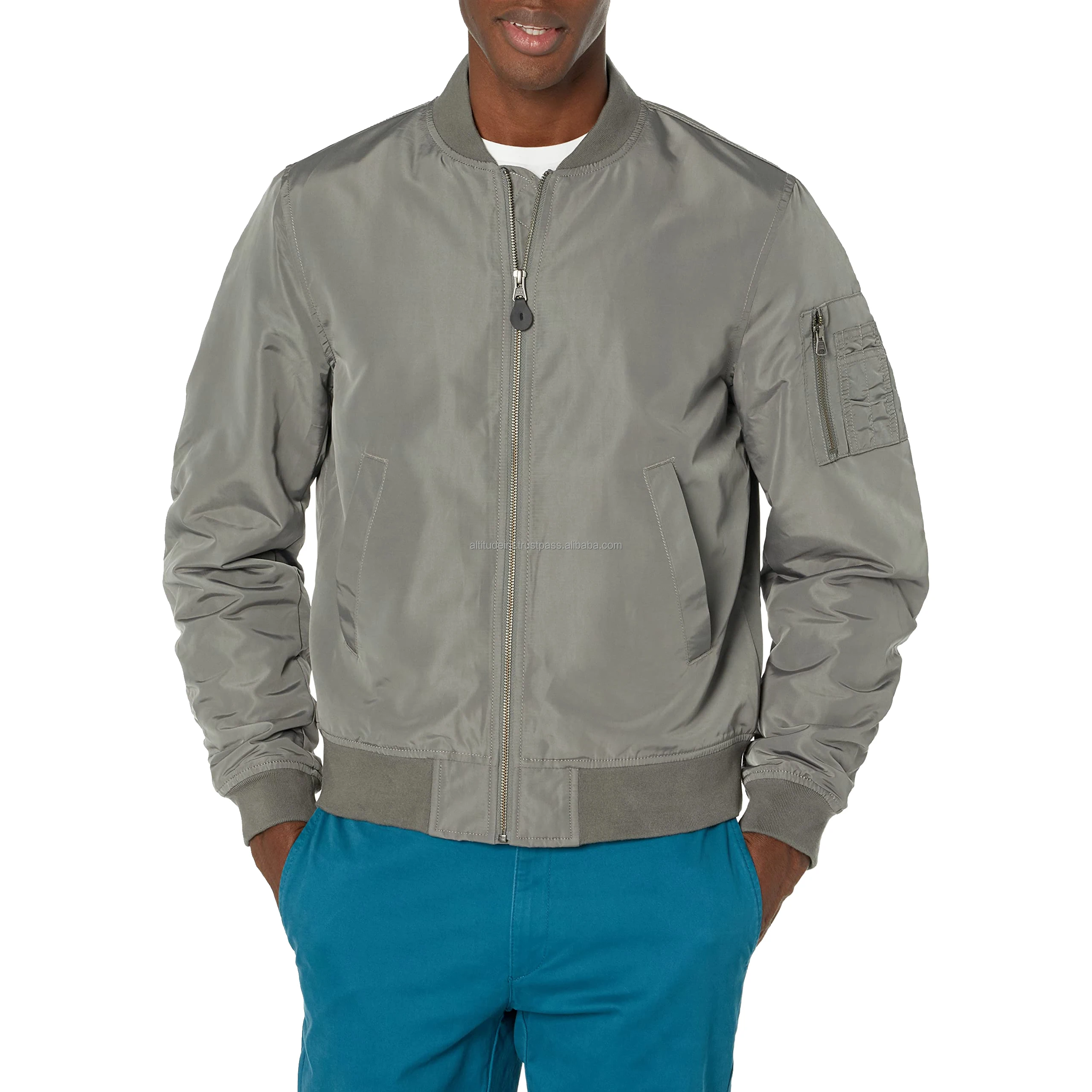 New Oem Wholesale Custom Leather Jacket Bomber Jacket Men Wholesale Men ...