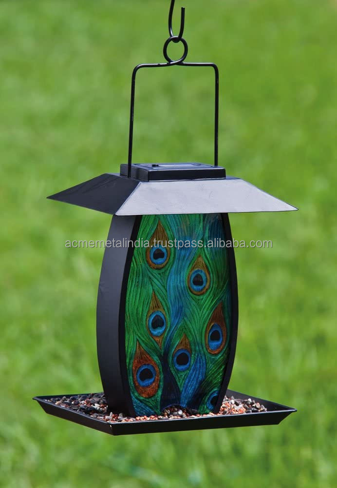 Modern Rustic Metal Cone Shape Design Bird Feeder Customized With ...