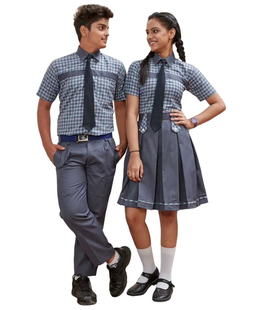 High School Uniform Set For Boys And Girls Including Shirt Pant Skirt ...