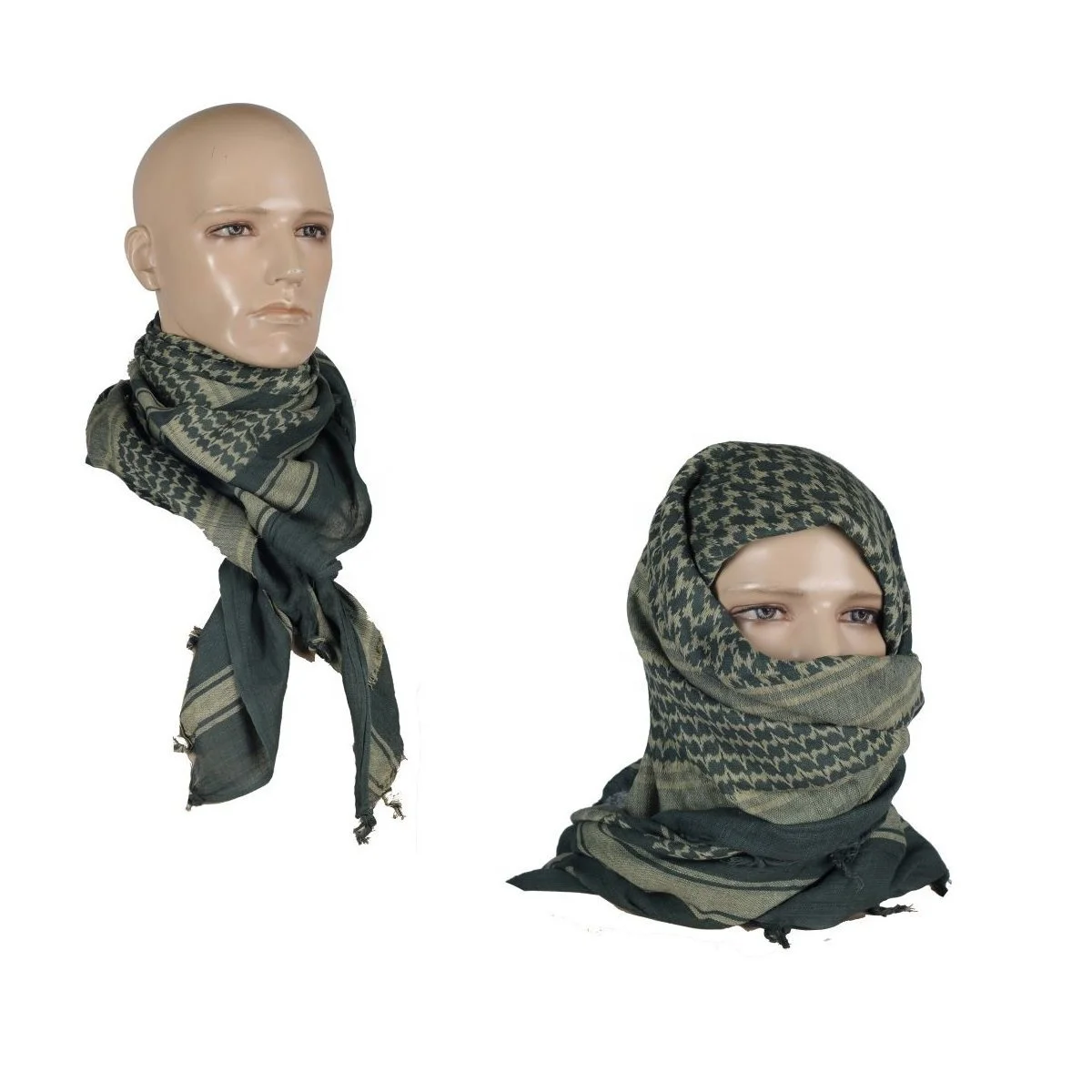Head Neck Scarf Men Shemagh Desert Cotton Wrap Lightweight Men's Desert ...