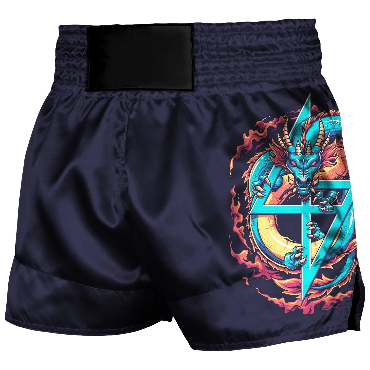 Custom Made Muay Thai Shorts - Full Sublimated / Embroidered Work ...