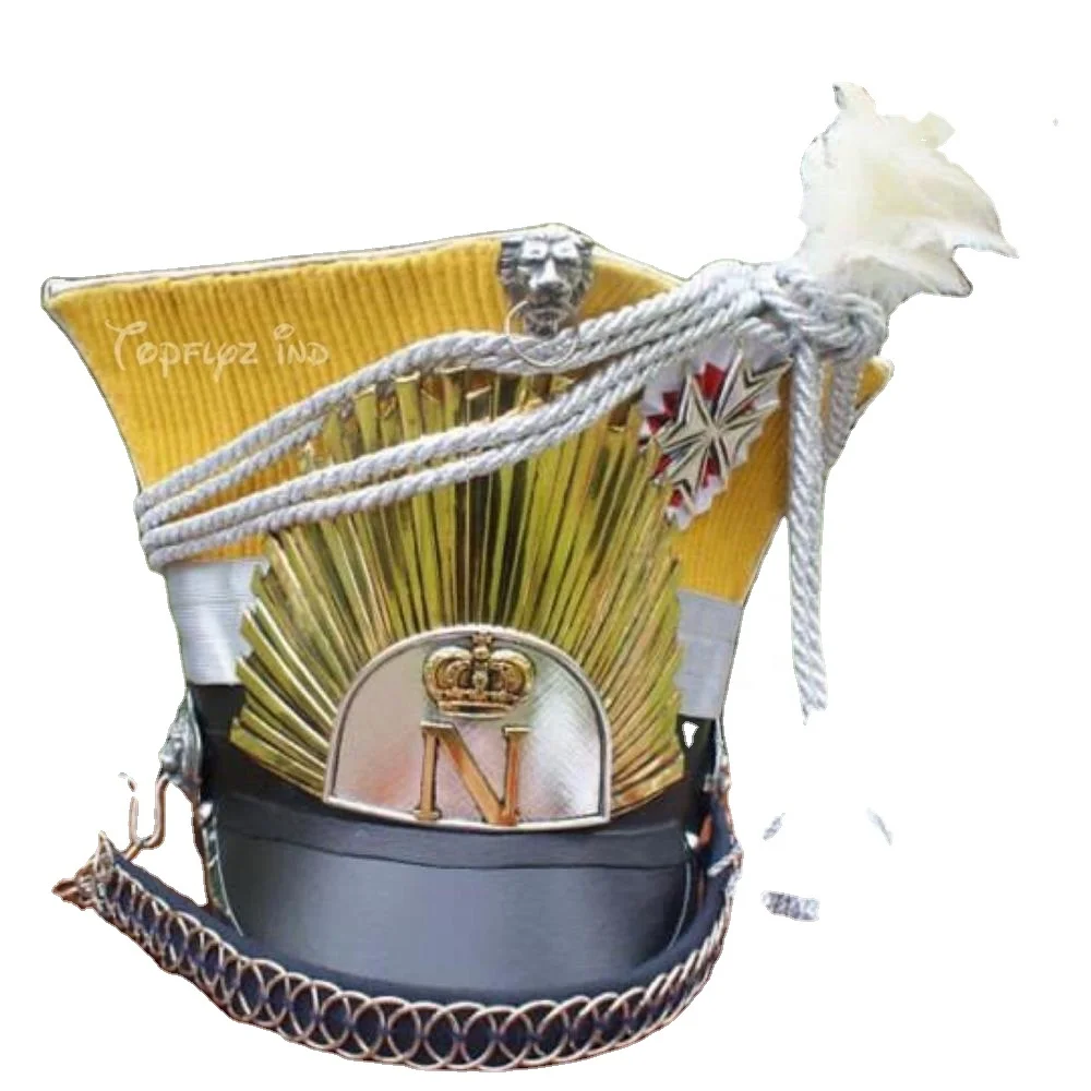 Reproducion Model 1808 Guard Lancers Senior Officer Chapska Shako Hat ...