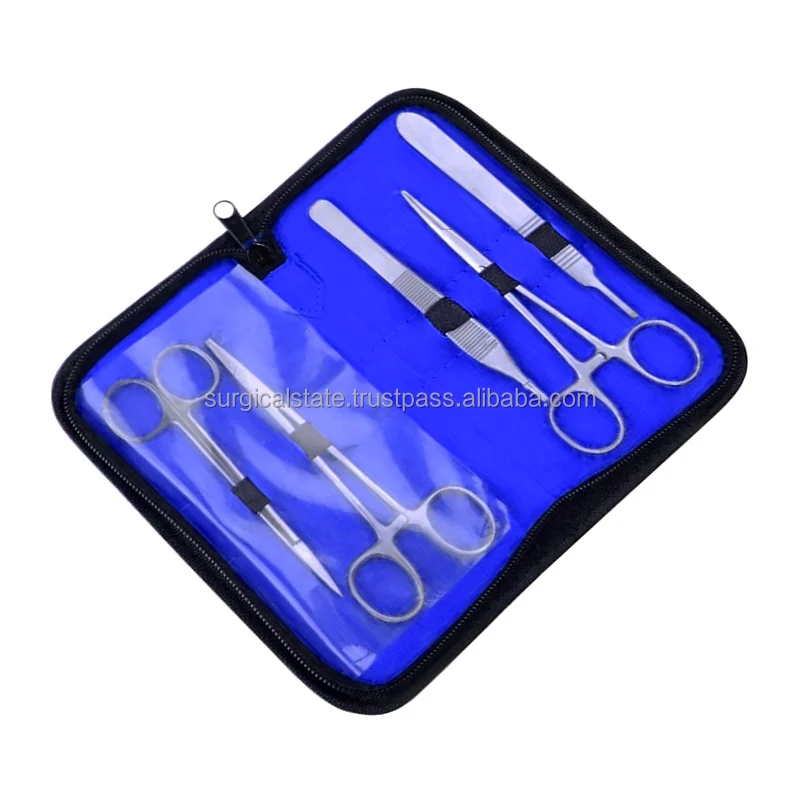10 Piece School Dissection Kit Stainless Steel Training Suture Kit For ...