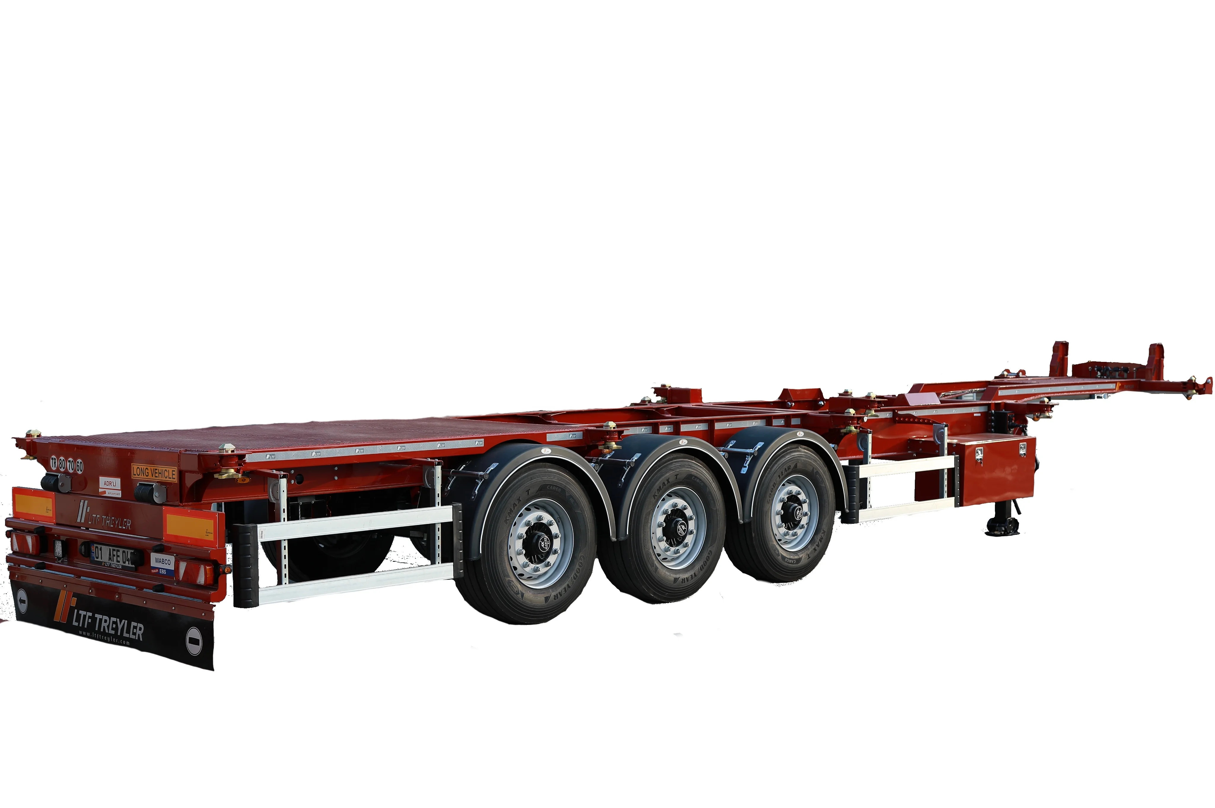 40 Feet Container Chassis Ltf Trailer - Buy 40ft Chassis Trailer Truck ...