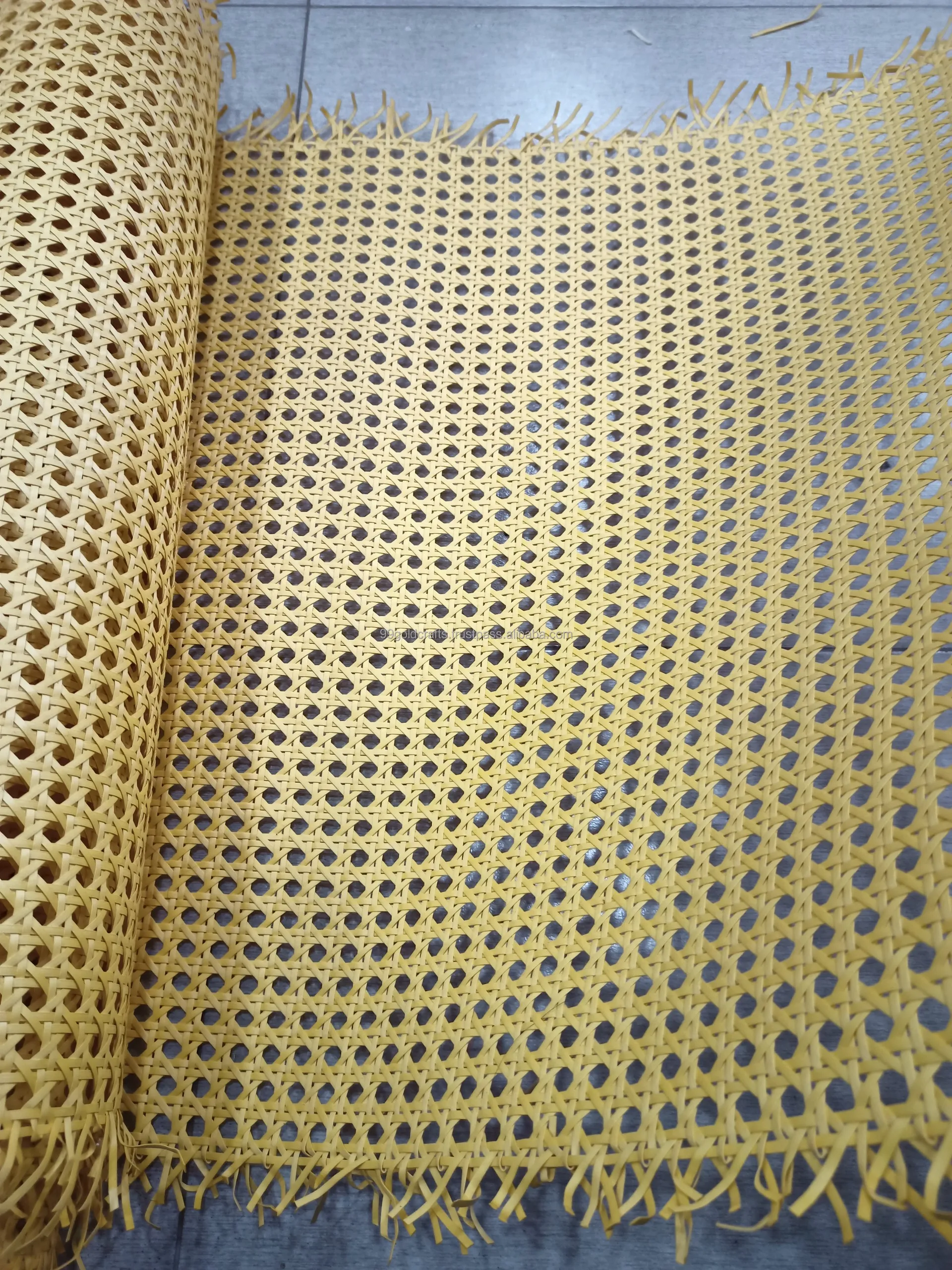 Factory Plastic Rattan Cane Webbing Panels for Leisure-Style Wicker ...