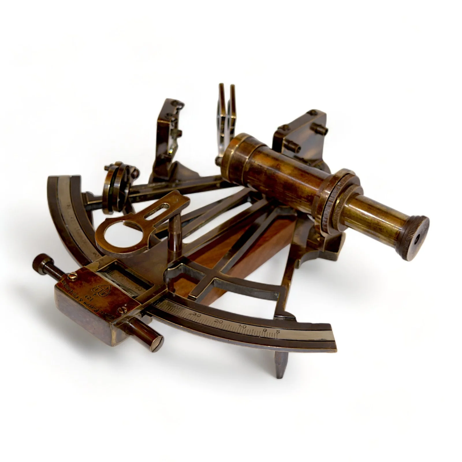 Antique Vintage Brass German Sextant Astrolabe Nautical Custom Luxury ...