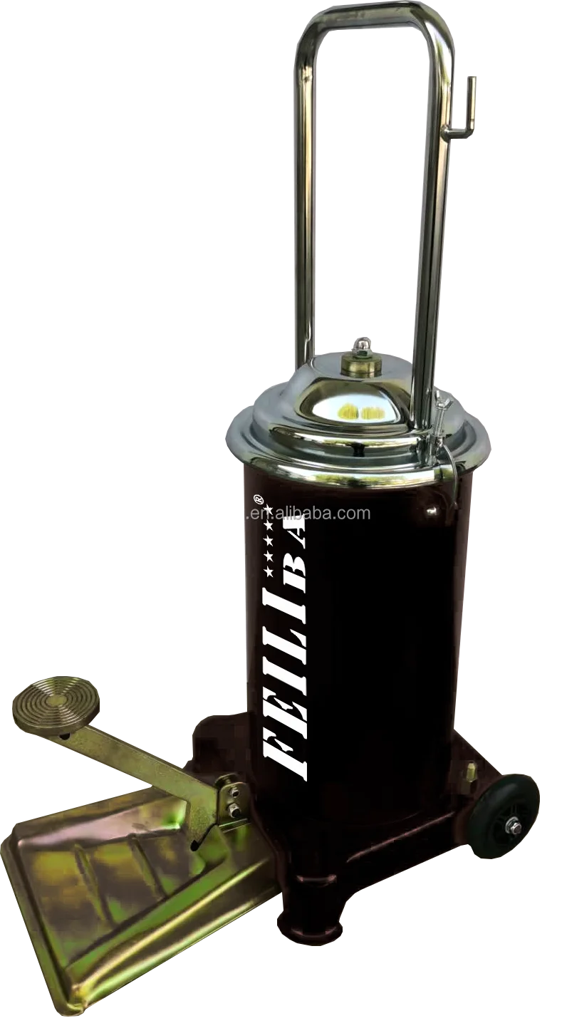 Sufeng Grease Gun Foot-operated Lubrication Injectors 15l Portable ...