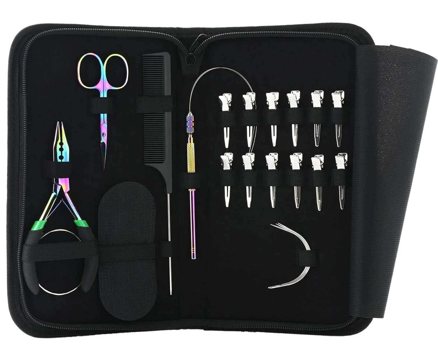 Pro Hair Extension Tools Kit Includes Nano Micro Beads Remover & Closer ...