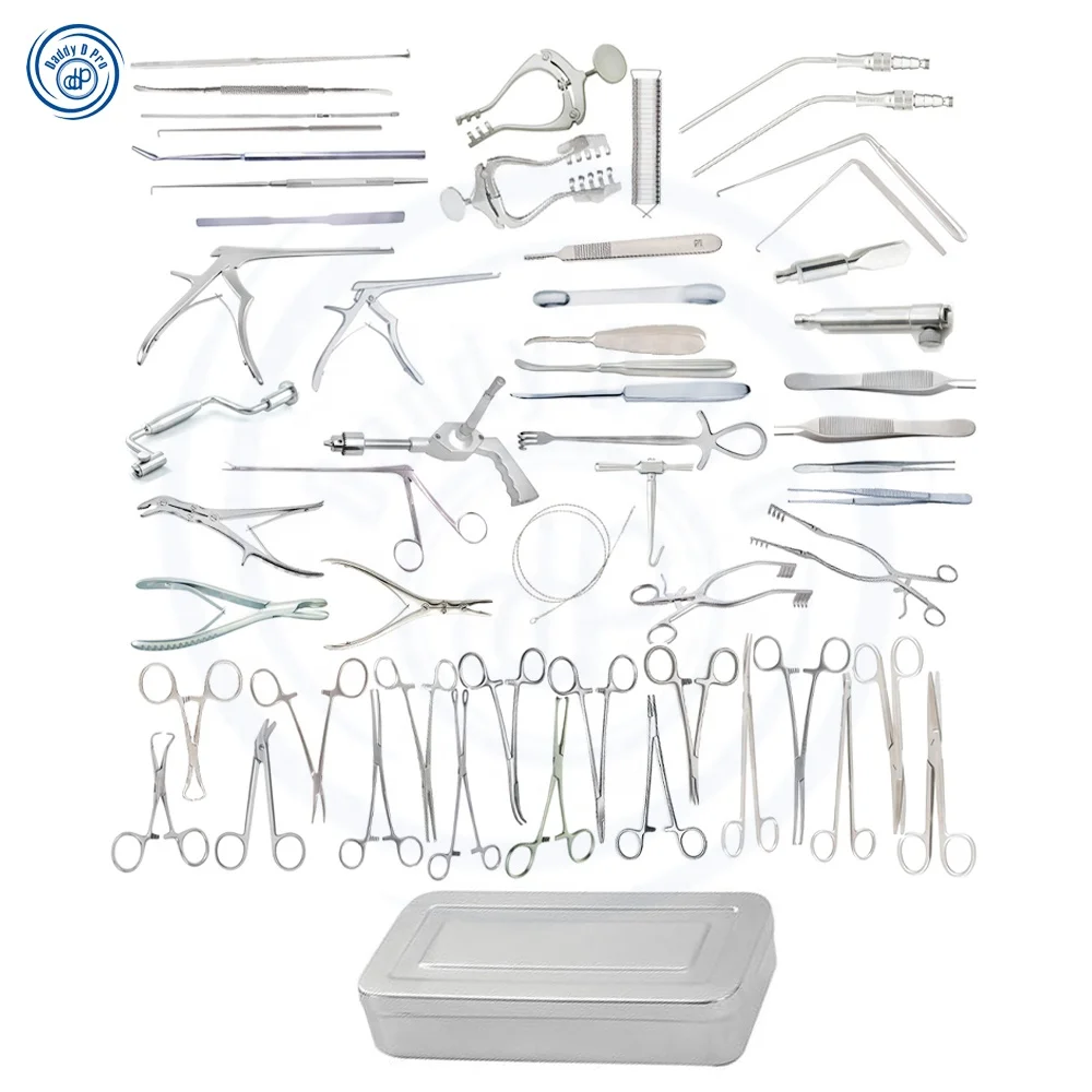 Basic CRANIOTOMY INSTRUMENTS SET of 107 PIECES by DADDY D PRO