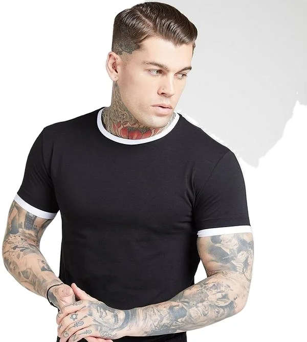 Pakistan Manufactured Ringer T Shirts 100% Cotton Polyester Ringer T ...