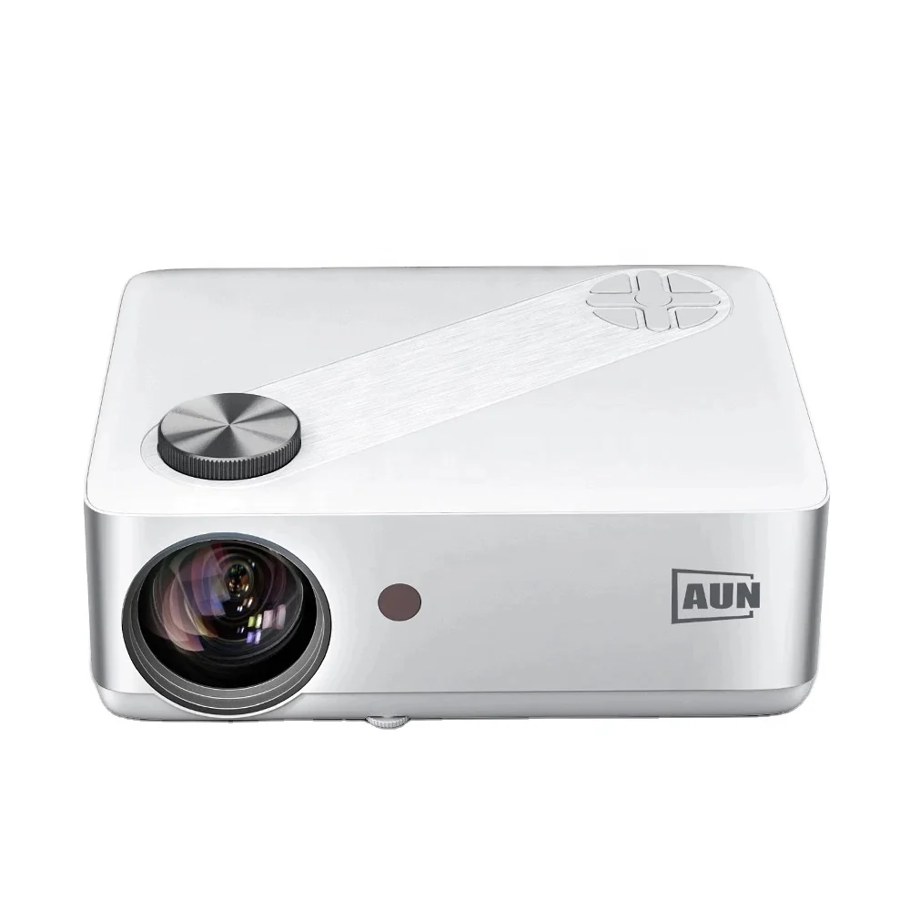 Aun Akey8s Led Projector For Home Projector Android 9 Full Hd Video ...