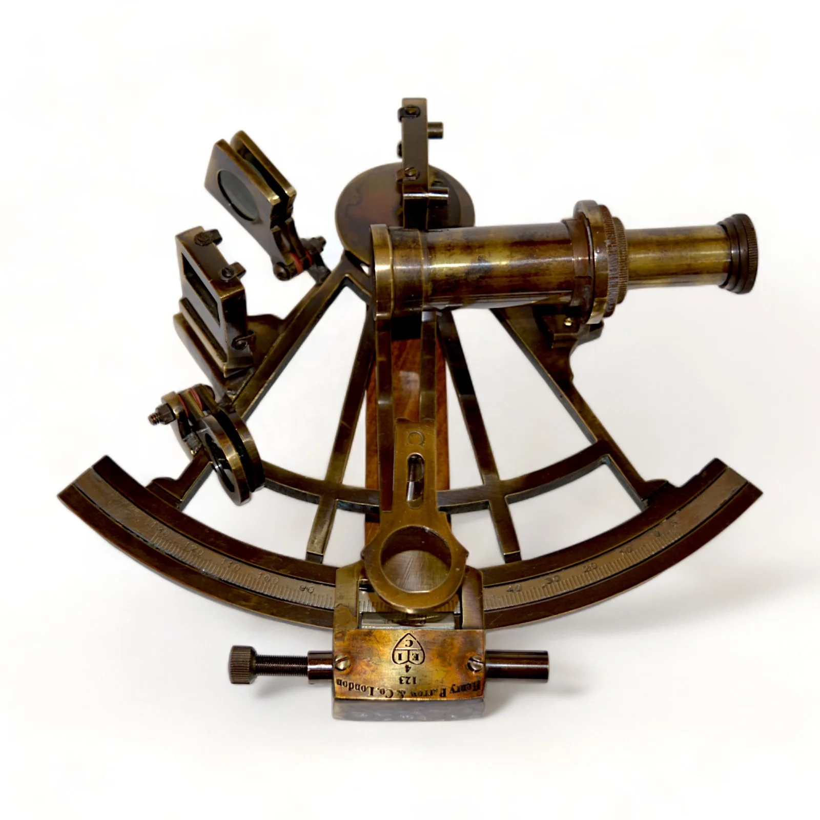 Antique Vintage Brass German Sextant Astrolabe Nautical Custom Luxury Brass Sextant Available In