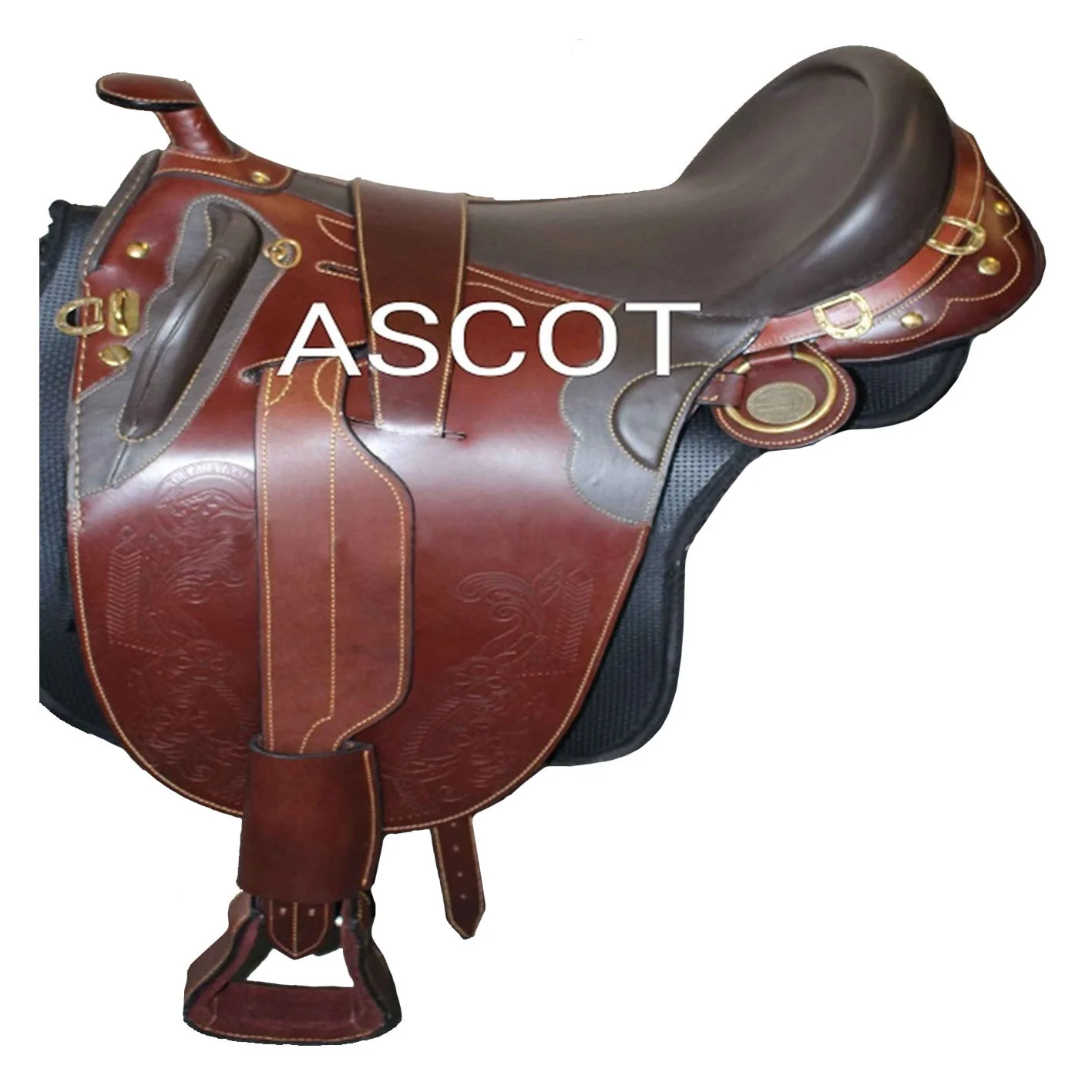 Horse Western Saddle Genuine Leather Premium Dressage Horse Riding ...