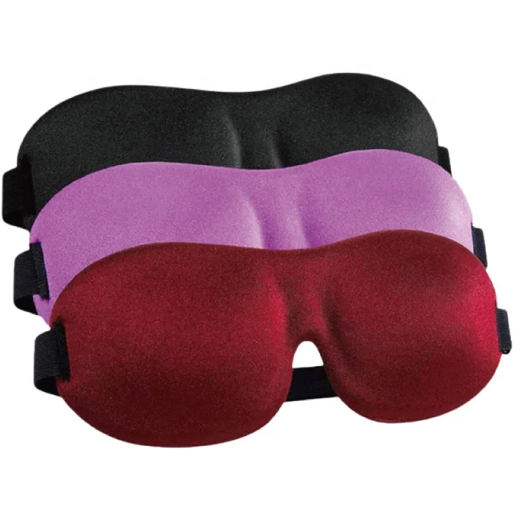 Blindfold 3d Contoured Cup Adjustable Strap Sleeping Mask - Buy ...