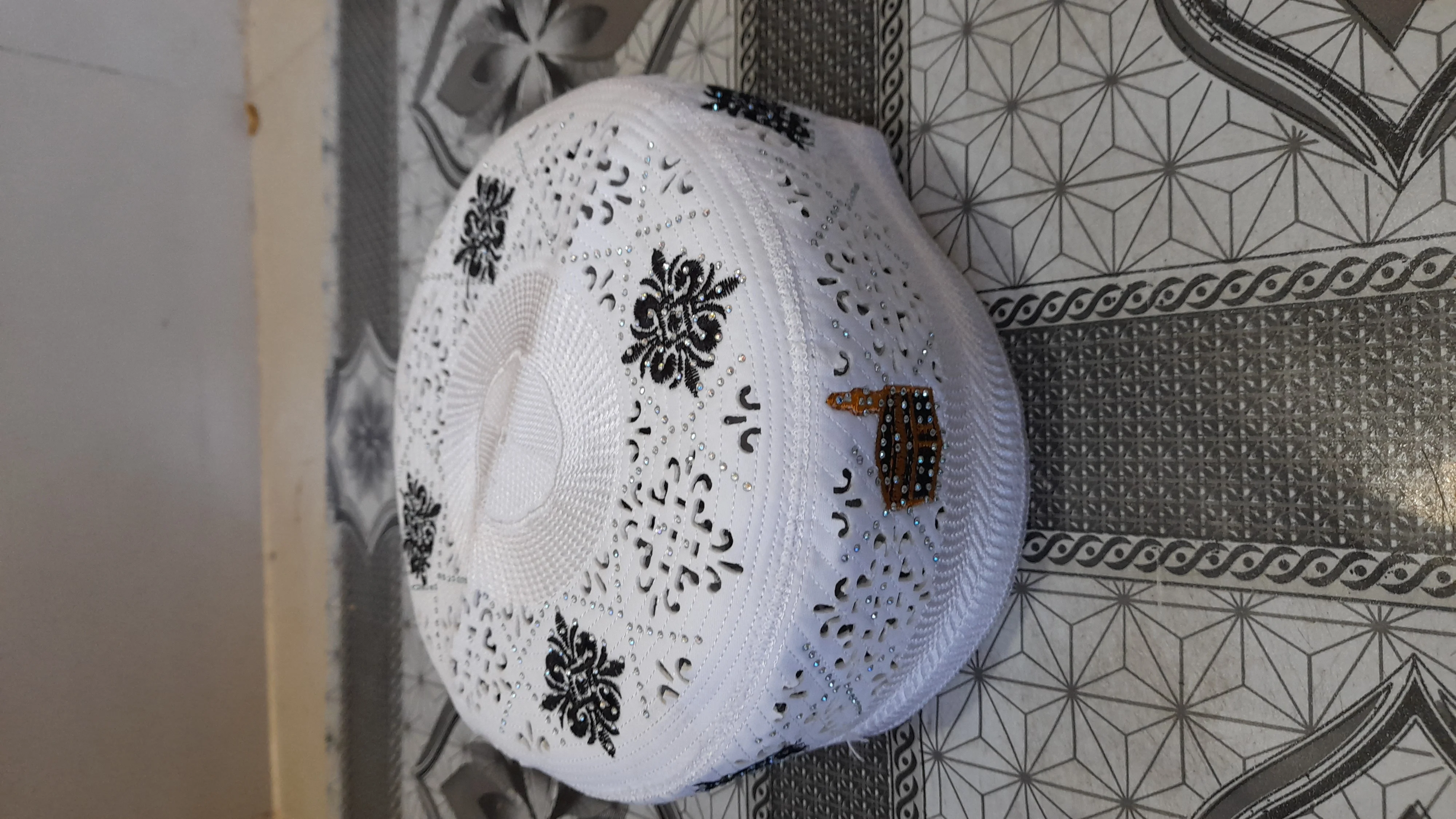 New Hat for Men Muslim Prayer Hats Ramadan Beanie Cap Islamic Prayer ...