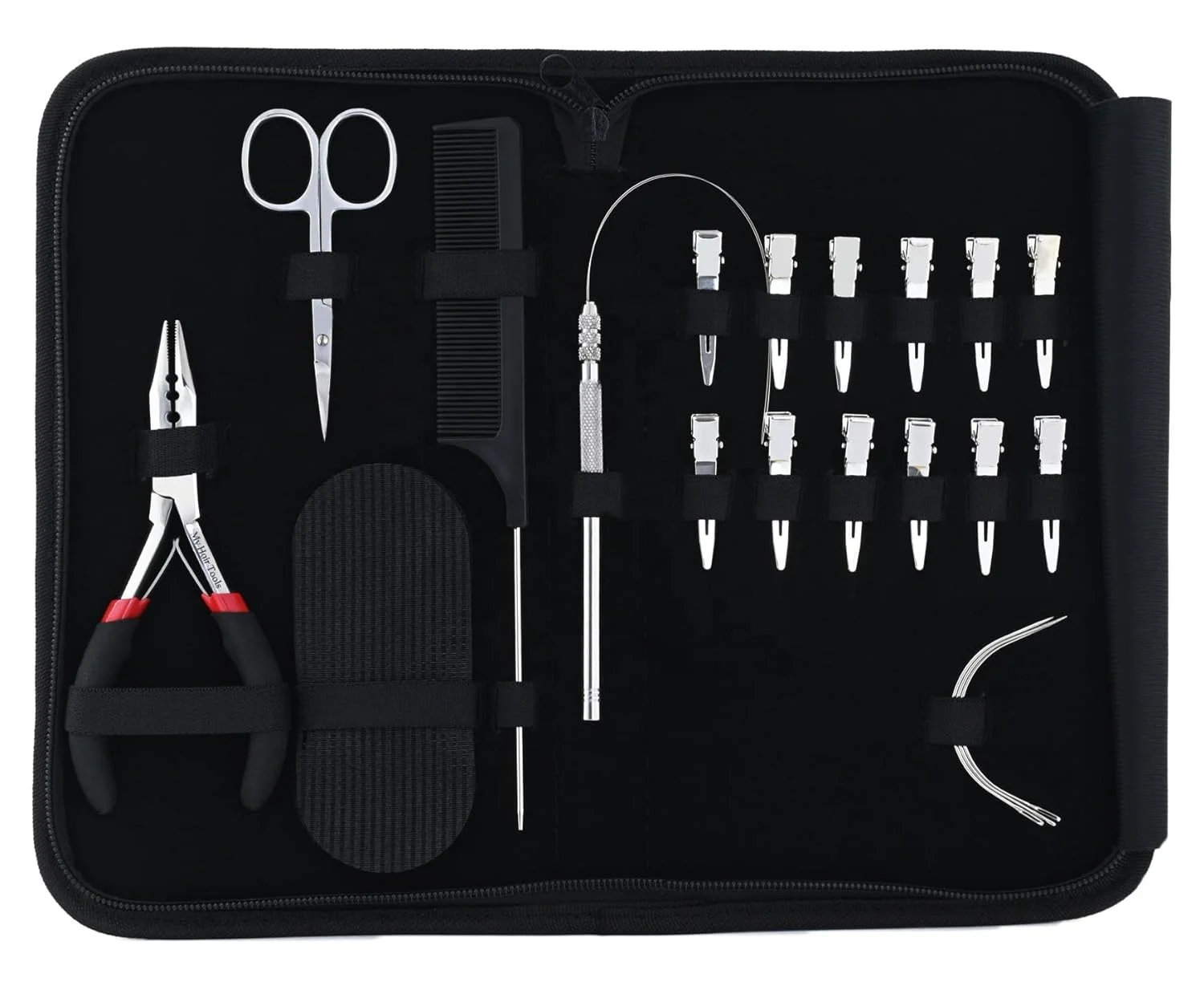 Pro Hair Extension Tools Kit Includes Nano Micro Beads Remover & Closer ...