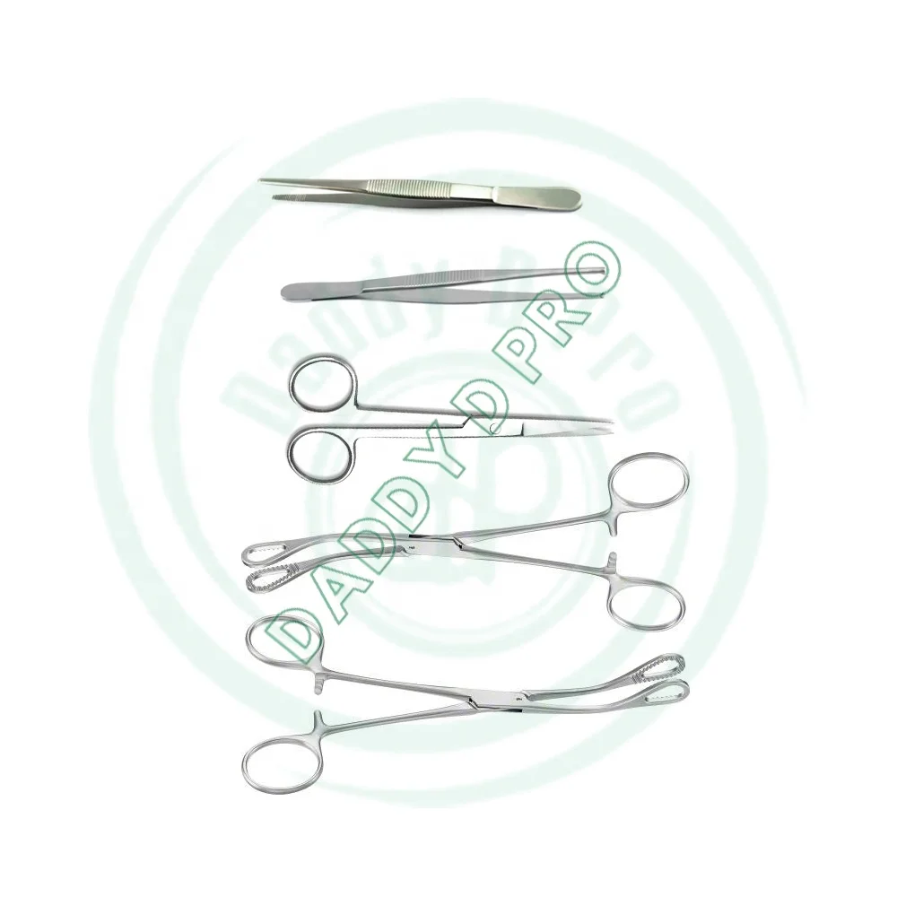 Dressing And Suture Removing Instruments Set Of 6 Pcs Stainless Steel ...