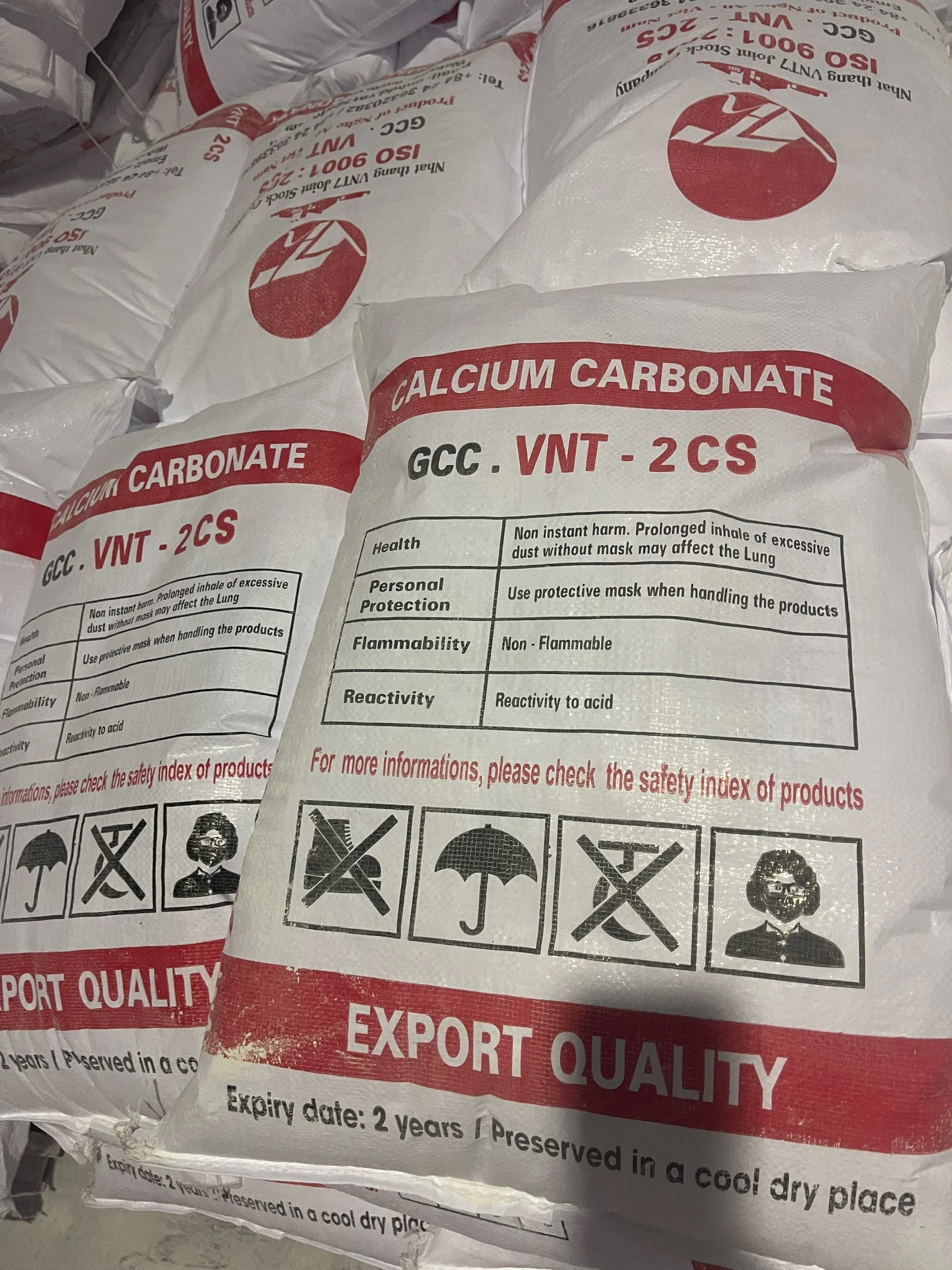 White Calcium Carbonate Powder For Paint Industries Road Marking Paint ...