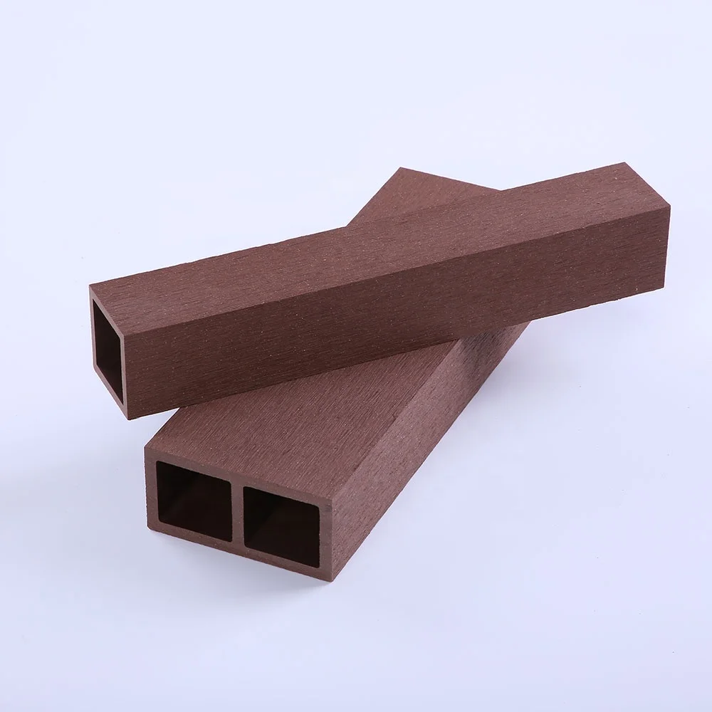 Outdoor Decoration Batten 100*50mm Wpc Hollow Square Tube Column Wooden ...