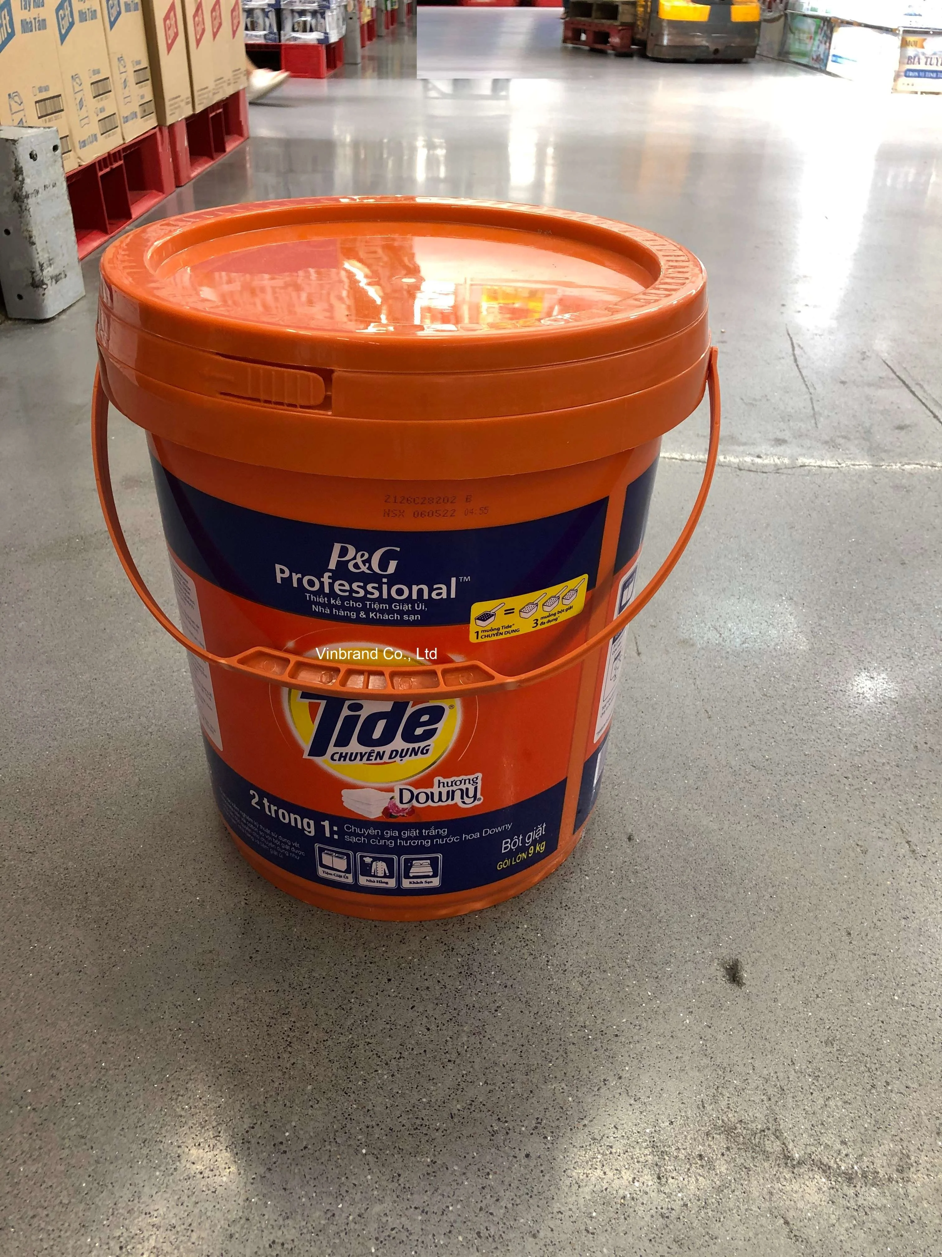 Tidee Downi Detergent Powder Bucket 9kg - Efficient Cleaning