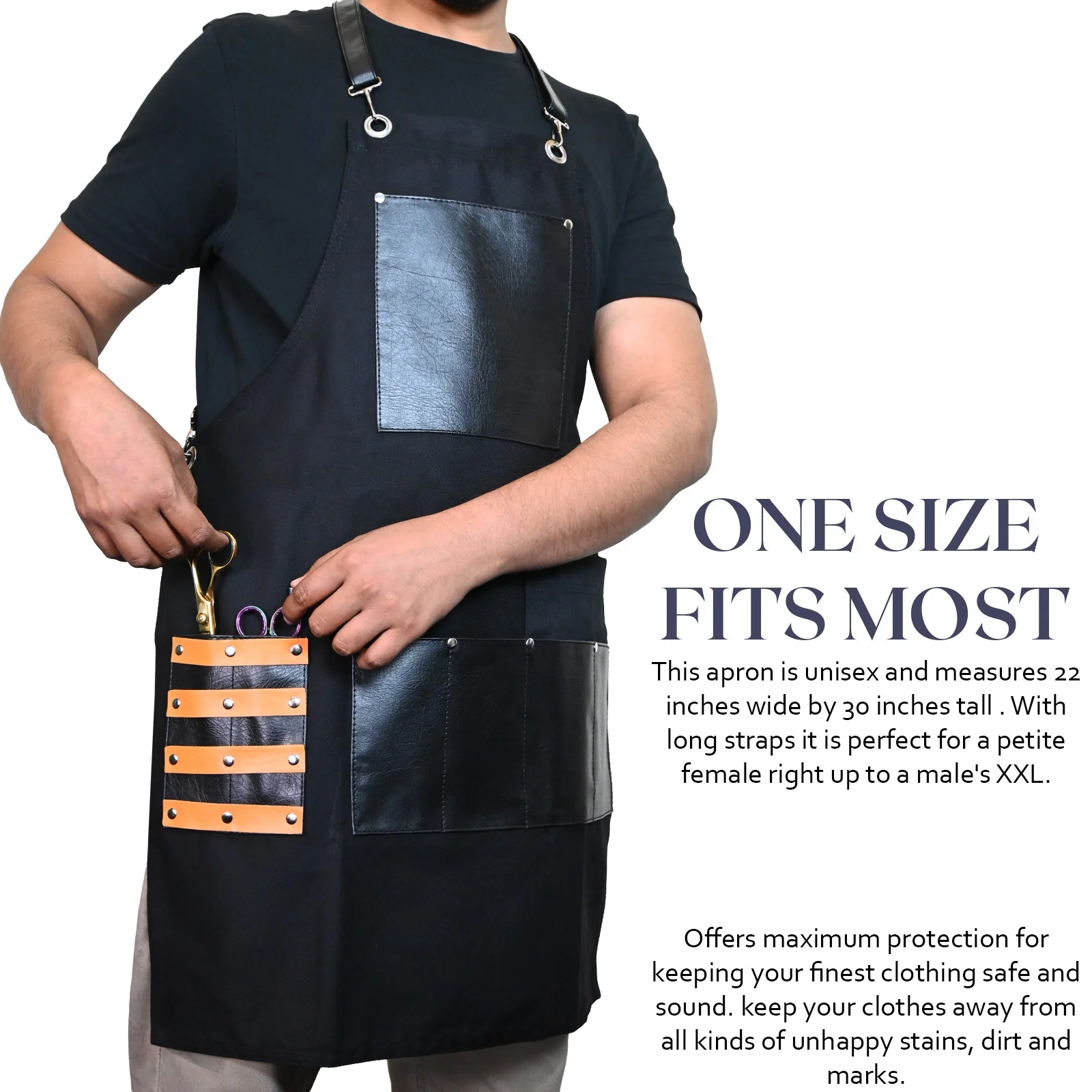 Hair Cutting Apron Barber Custom Barber Aprons - Buy High Quality ...