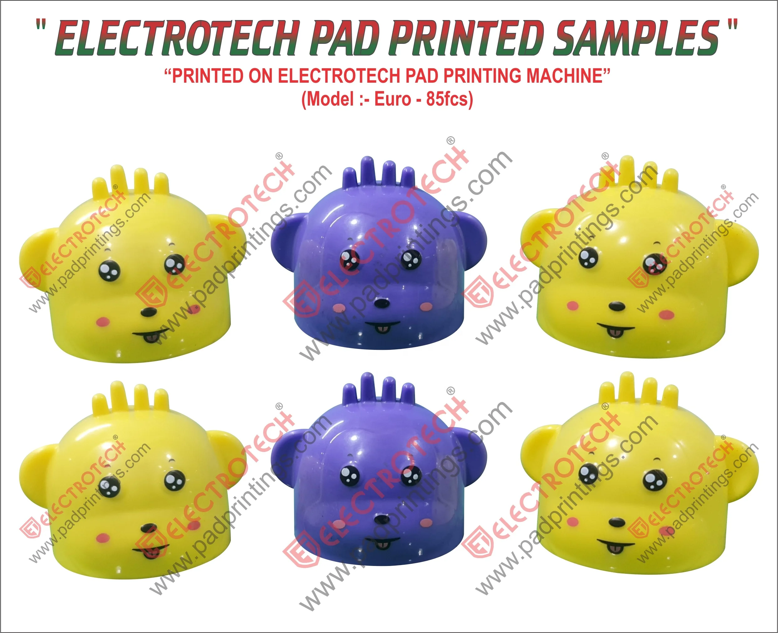 Four Color Pad Printing Machine With Oval Conveyor For Toys Printing ...