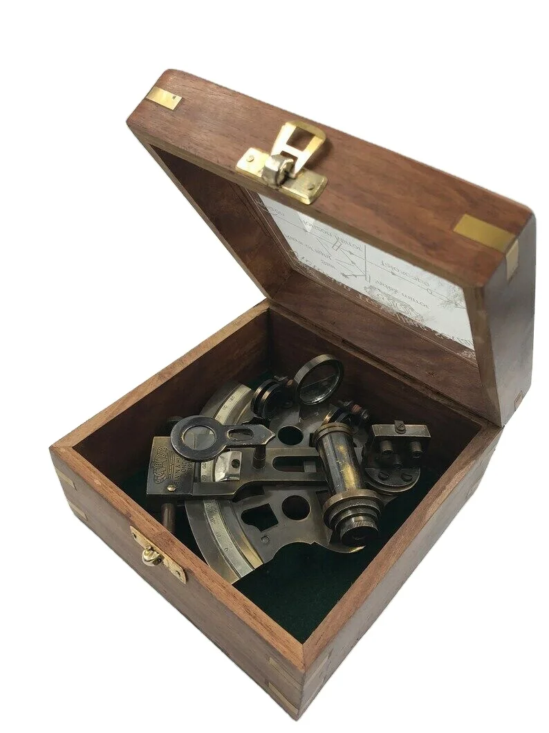 Mid Century Modern Brass Ship Sextant German Sextant Handmade Sextant ...